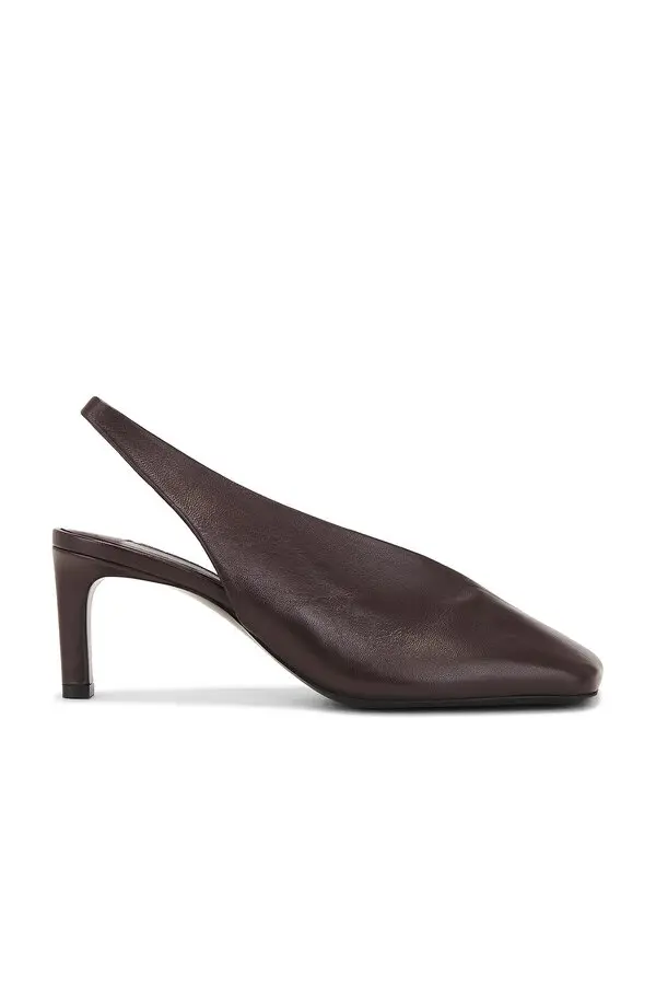 JIL SANDER Folded Slingback Heels