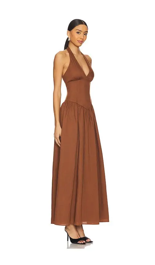 MORE TO COME Bexley Maxi Dress - Brown