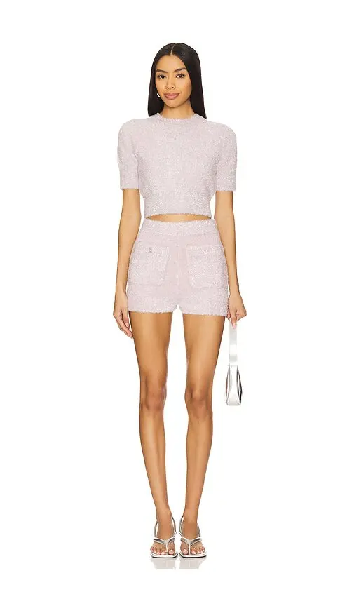 JOOSTRICOT Crop Short Sleeve Crew