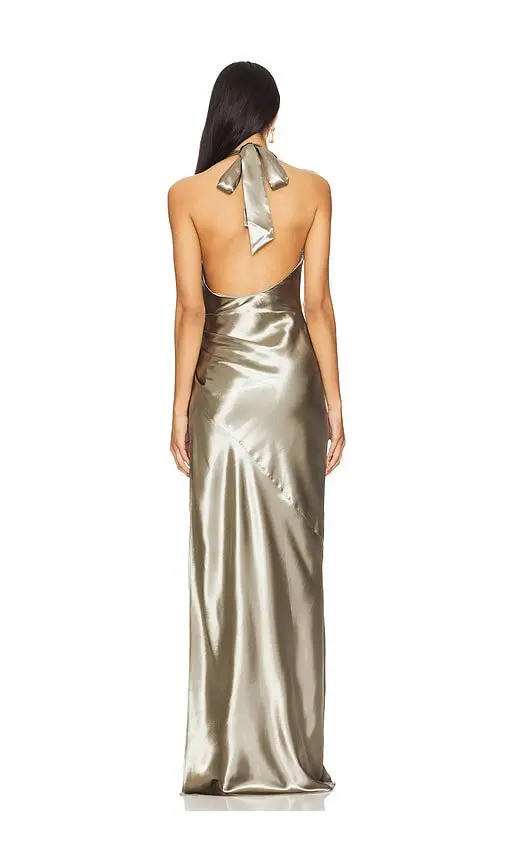 LOVERS AND FRIENDS Kamiah Gown - Sage Green
