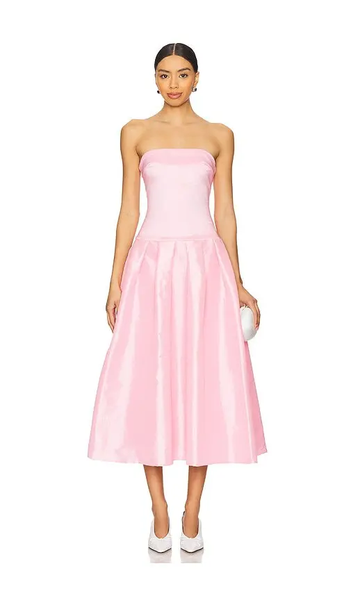 MORE TO COME Strapless Dress - Pink