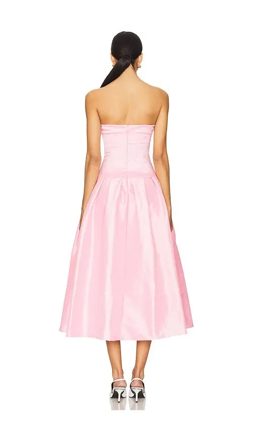 MORE TO COME Cambria Strapless Dress - Pink