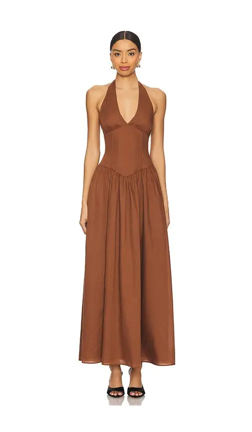 MORE TO COME Bexley Maxi Dress In . Also