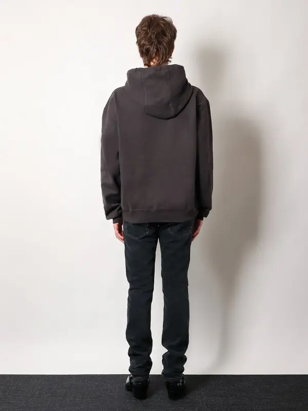 Saint Laurent Organic Cotton Sweatshirt With Frontal Logo Embroidery