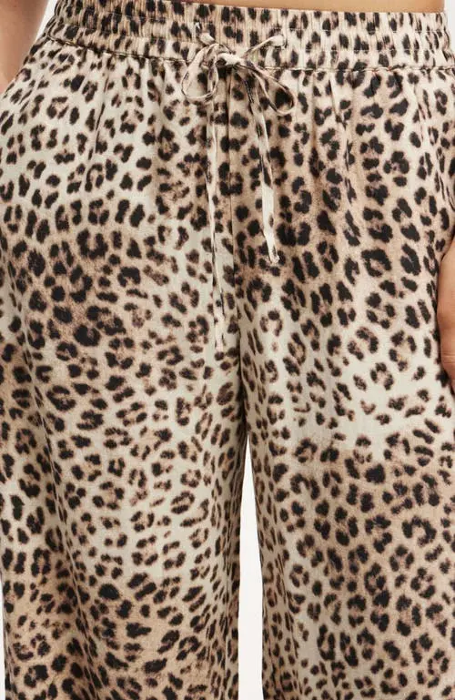 COTTON ON Haven Wide Leg Pant - Leopard