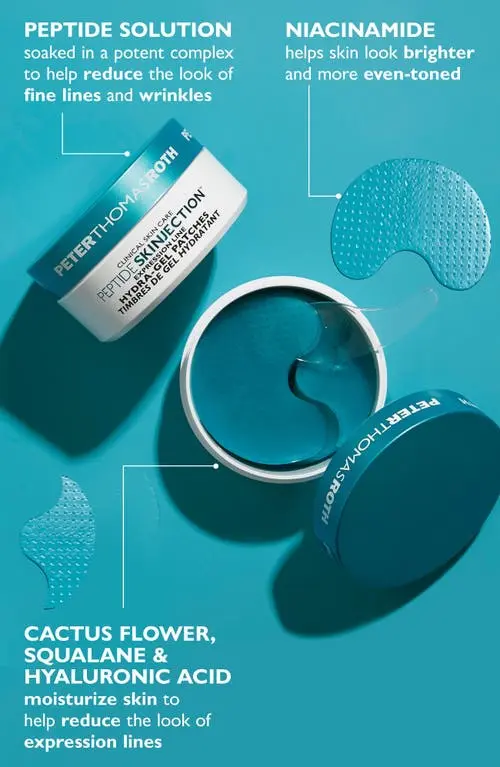 PETER THOMAS ROTH Peptide Skinjection™ Expression Line Hydra-gel Patches - No Color