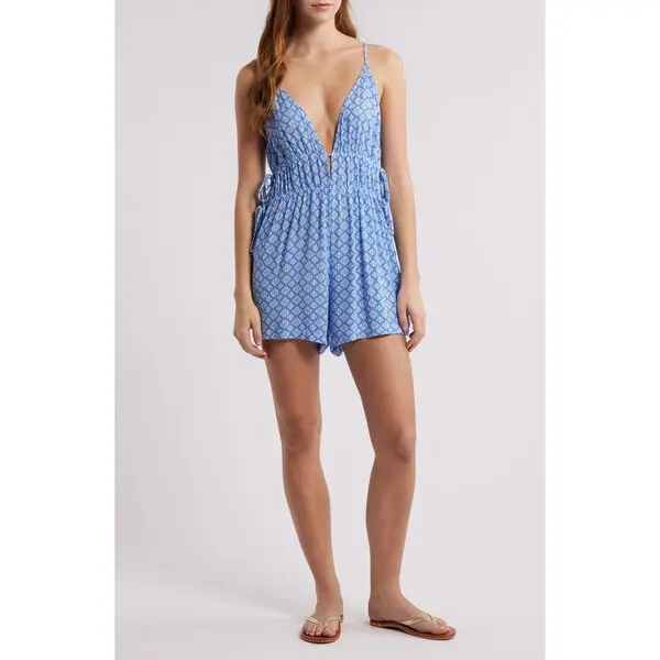 Rip Curl San Carlos Plunge Romper - Blue