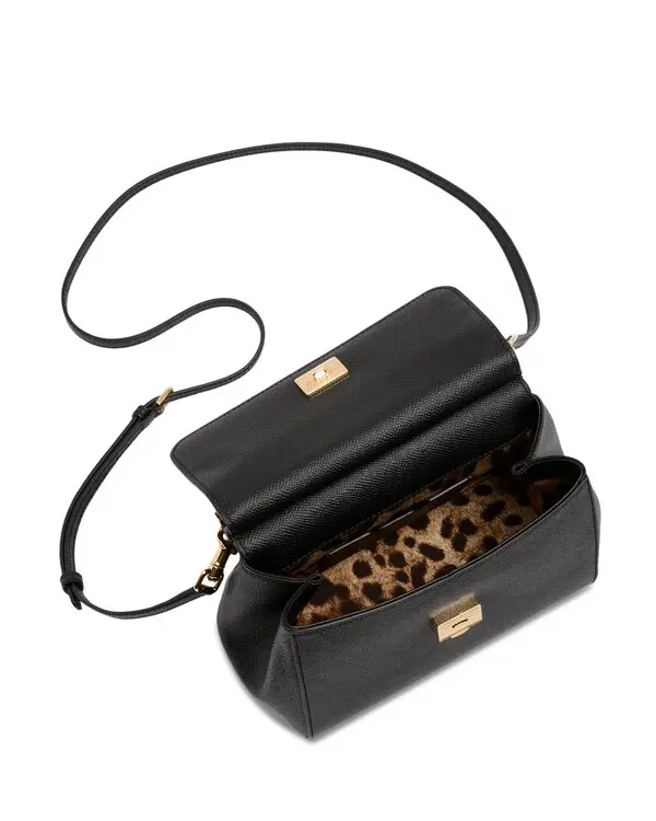 Dolce & Gabbana Medium Sicily Handbag - Black