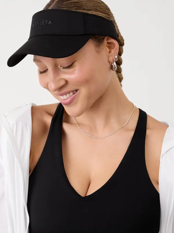 Athleta Crosscourt Visor - Black