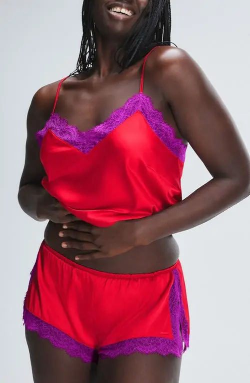 SAVAGE X FENTY Fire Desire Lace Sleep Camisole - Timeless Red