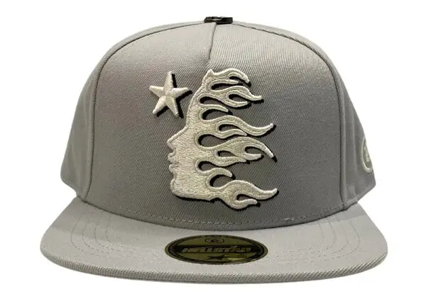 HELLSTAR Og Logo Fitted 59fifty Cap - Grey