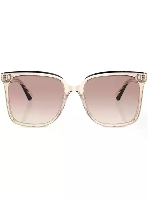 Brunello Cucinelli Bc4007s Square-frame Sunglasses - Pink