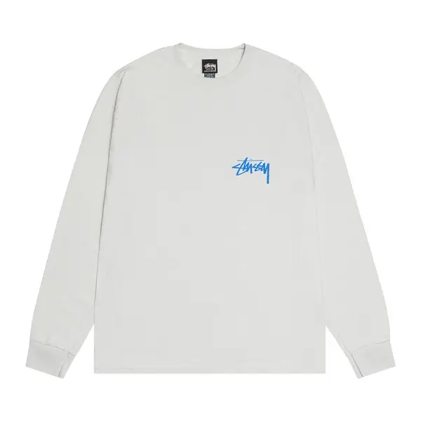 StÜssy Beat Crazy Long-sleeve Tee 'fog - Grey