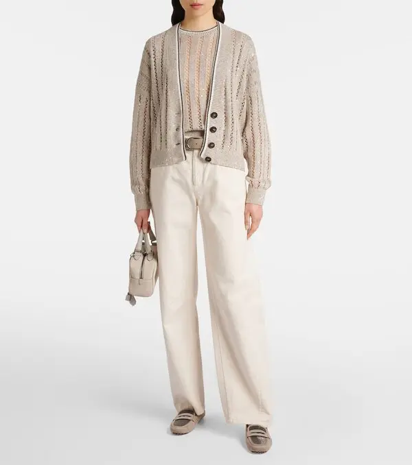 Brunello Cucinelli Suede Loafers - Beige