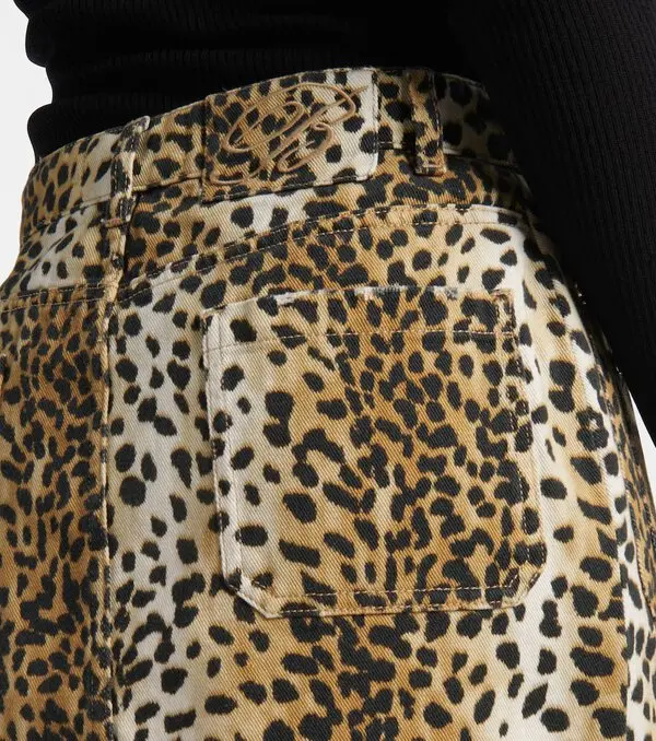 Blumarine Leopard-print Mini Skirt
