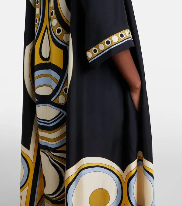La DoubleJ Printed Silk Twill Maxi Dress - Multicoloured