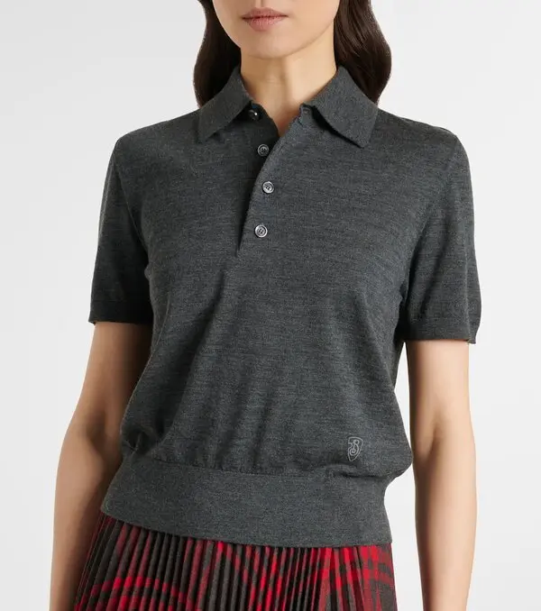 Burberry Wool Polo Shirt