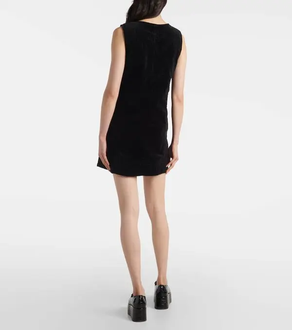 GANNI Cotton Corduroy Mini Dress