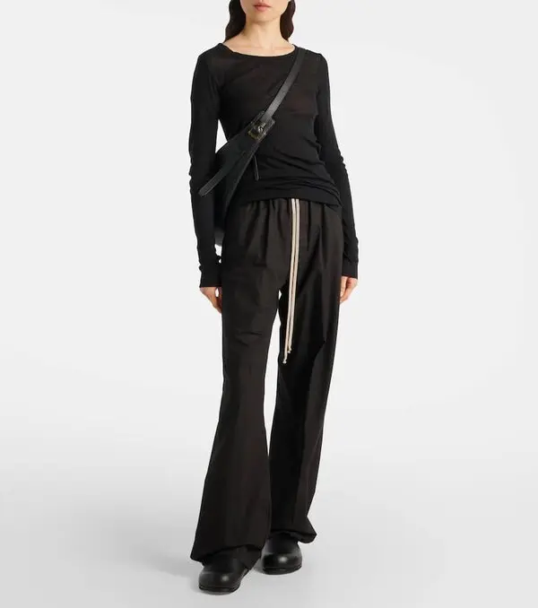 Rick Owens Granola Leather Mules - Black