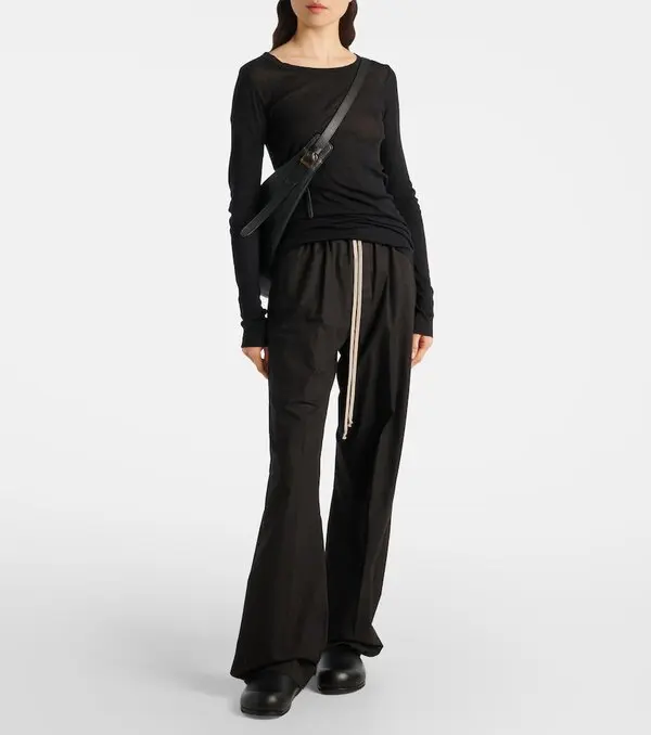 Rick Owens Granola Leather Mules - Black