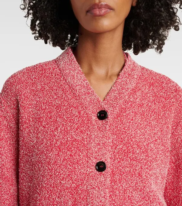FERRAGAMO Cotton-blend Buttoned Cardigan