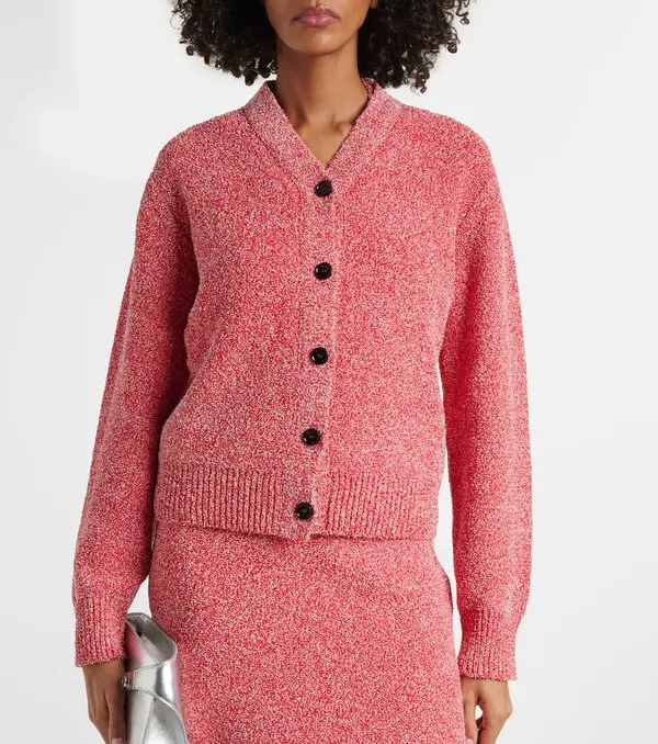 FERRAGAMO Cotton-blend Buttoned Cardigan