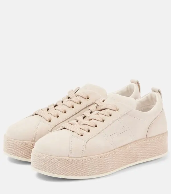 Hogan H681 Platform Sneakers - Beige