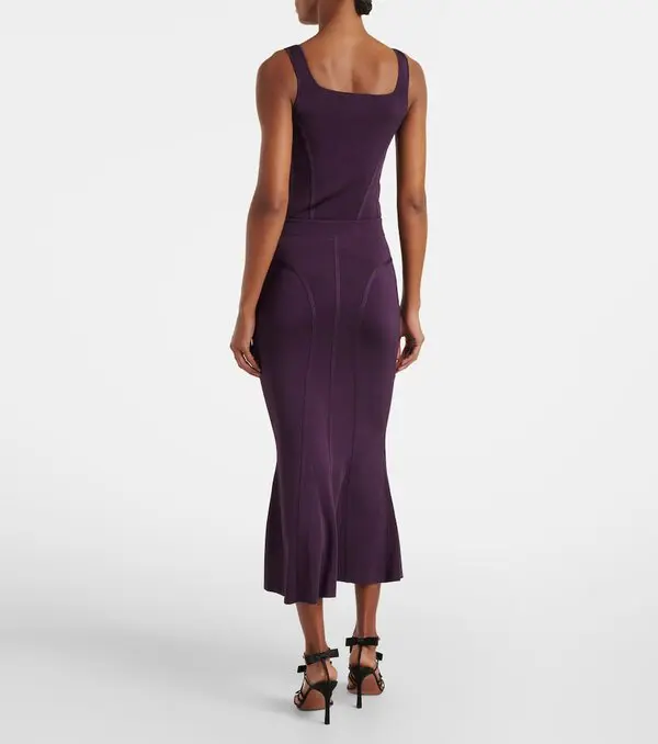 Nina Ricci Peplum Maxi Skirt