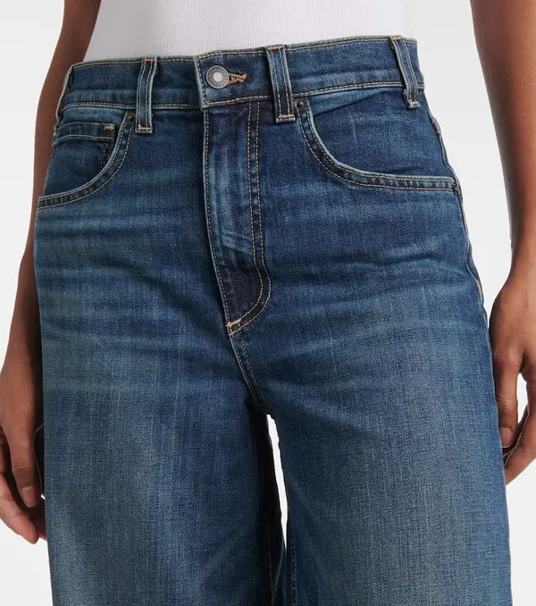NILI LOTAN Rolland Wide-leg Jeans - Blue