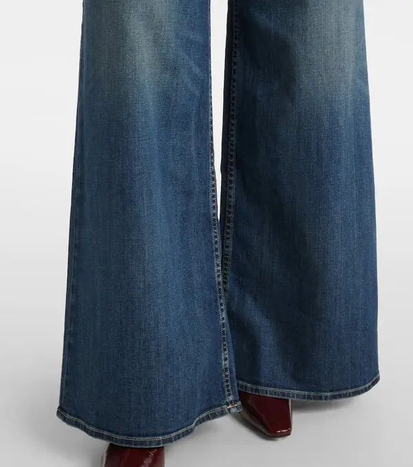 NILI LOTAN Rolland Wide-leg Jeans - Blue