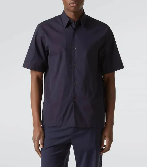 Dries Van Noten Cotton Poplin Bowling Shirt