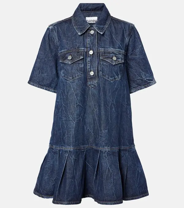 GANNI Denim Minidress