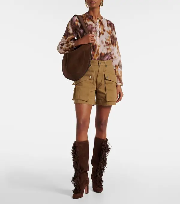 AQUAZZURA Gytane 85 Fringed Knee-high Boots