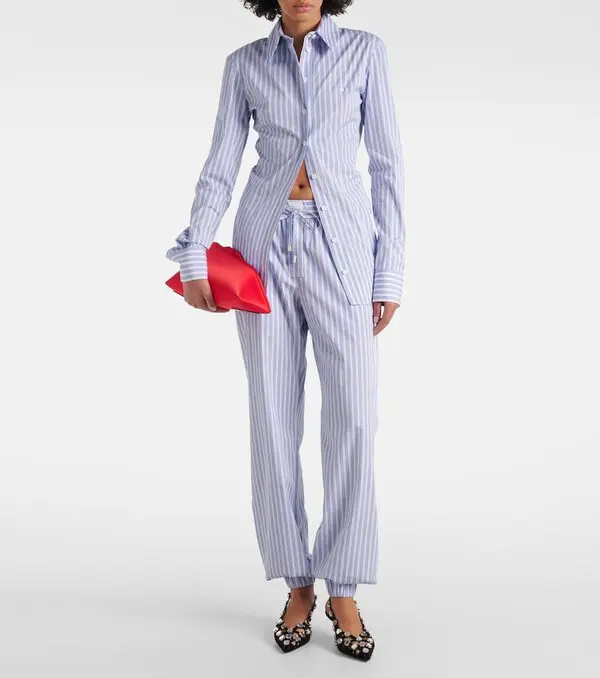 Attico Striped Cotton Shirt