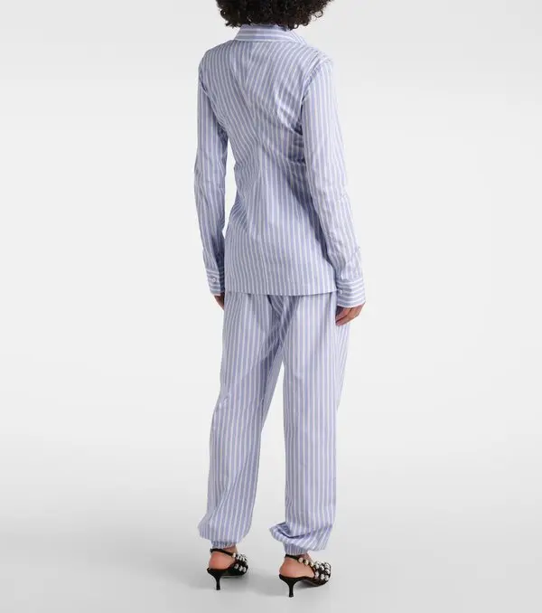 Attico Striped Cotton Shirt