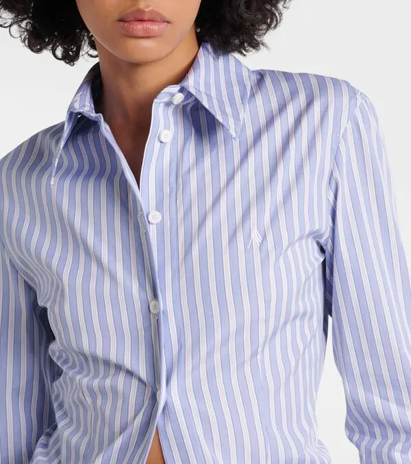 Attico Striped Cotton Shirt