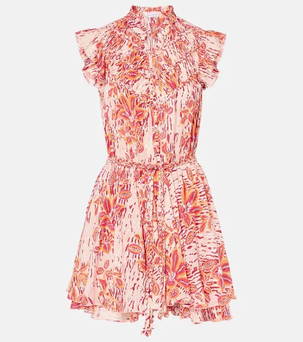 Poupette St Barth Callie Mini Dress - Pink