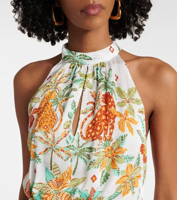 Poupette St Barth Cassandra Halterneck Mini Dress