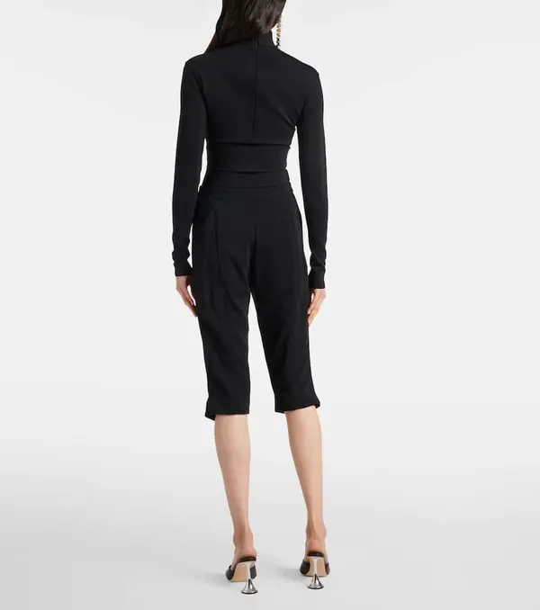 MUGLER Pierced Capri Pants