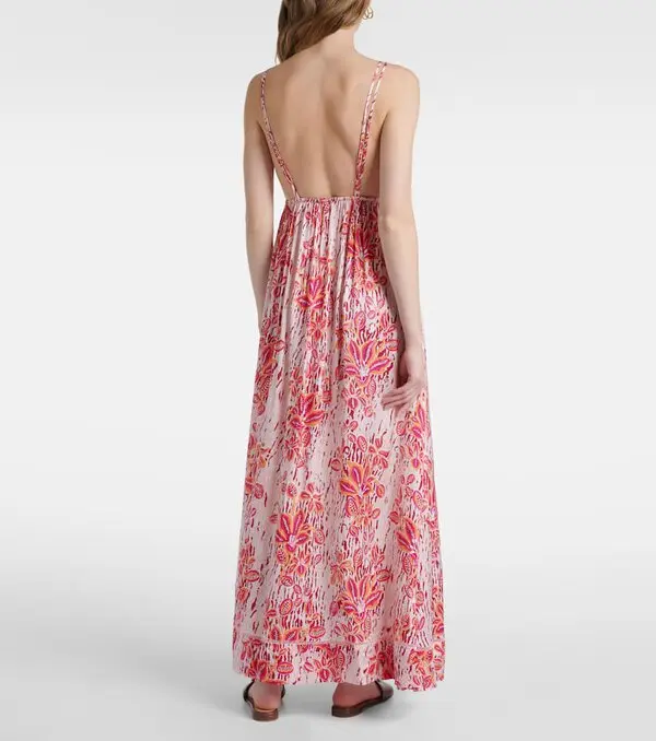 Poupette St Barth Cassandra Floral Maxi Dress