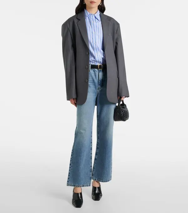 FRAME Le Jane Cropped Straight Jeans - Blue