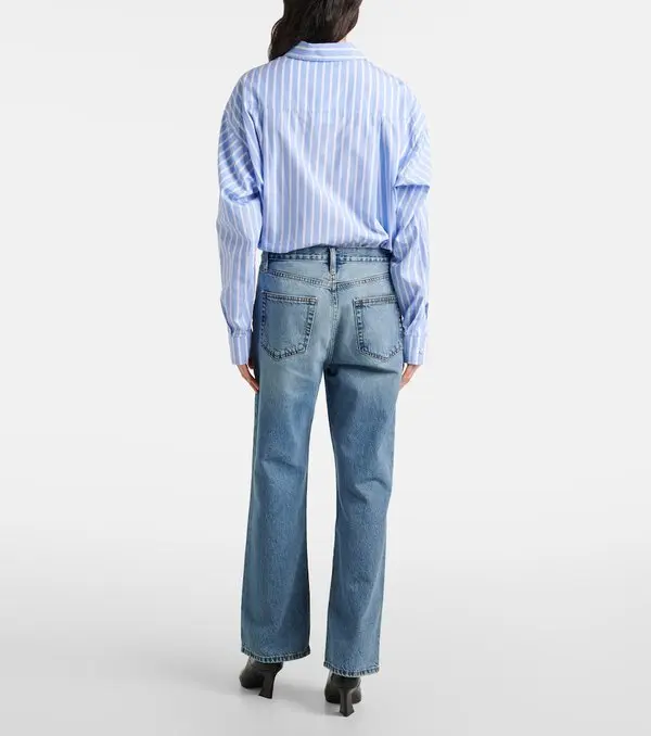FRAME Le Jane Cropped Straight Jeans - Blue