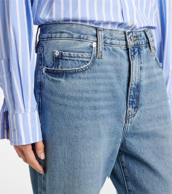 FRAME Le Jane Cropped Straight Jeans - Blue