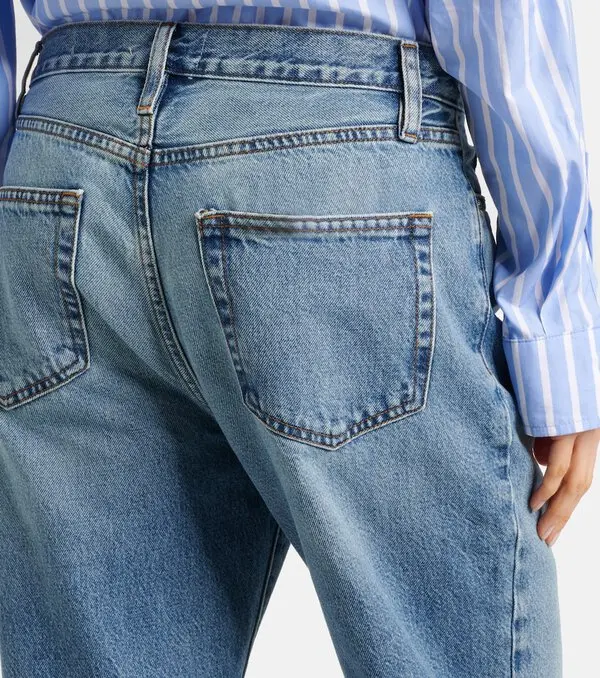 FRAME Le Jane Cropped Straight Jeans - Blue