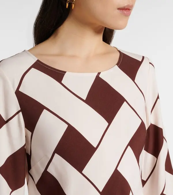 Rixo Alondra Maxi Dress - Brown