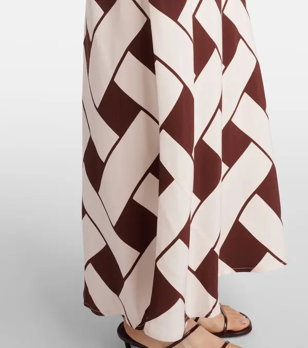 Rixo Alondra Maxi Dress - Brown