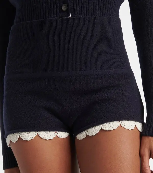 Magda Butrym Cashmere Shorts