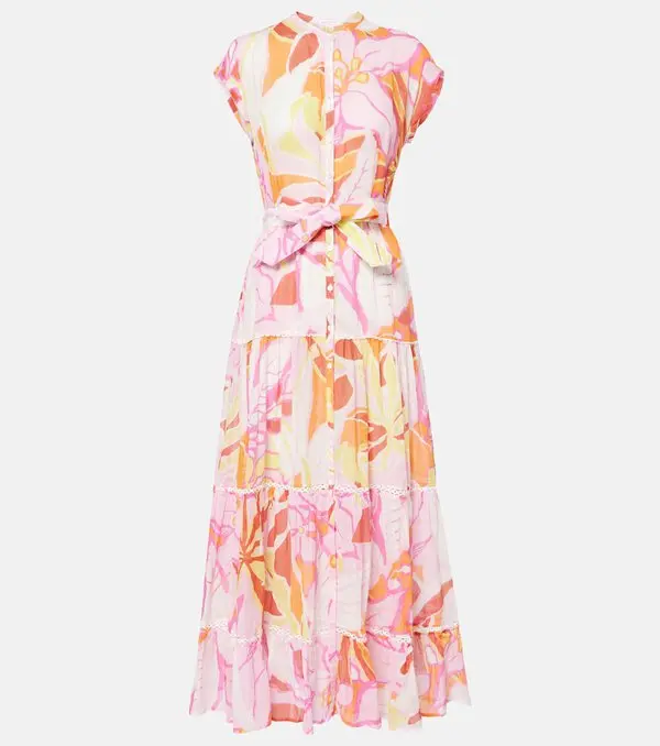 Poupette St Barth Kora Printed Midi Dress - Multicoloured