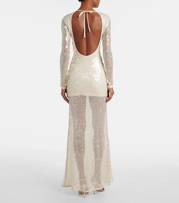 David Koma Sequined Gown