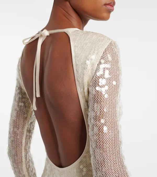 David Koma Sequined Gown